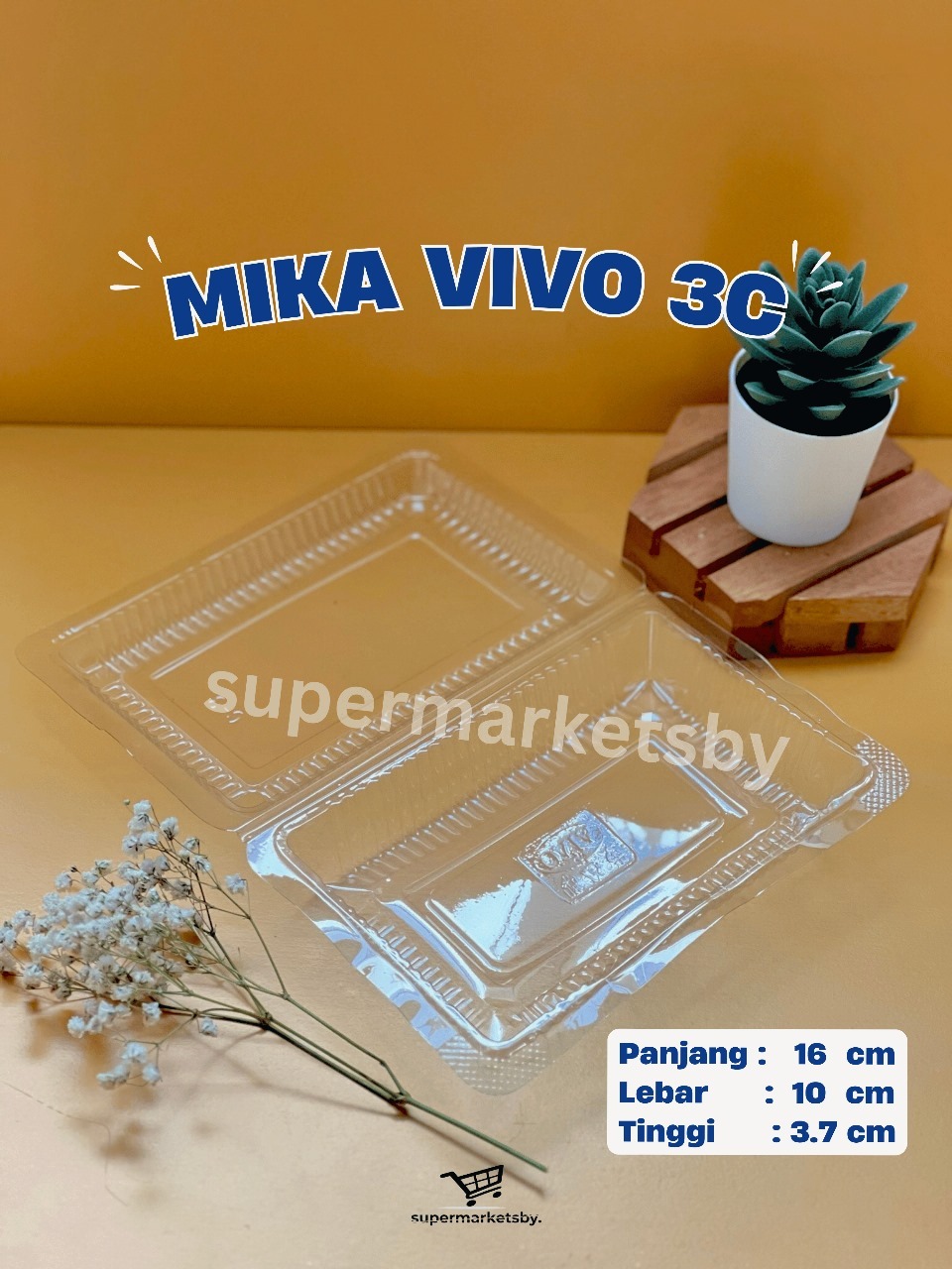 Jual Mika Plastik VIVO 3C 4C 5C / Mika Jajanan / Mika Makanan / Mika ...