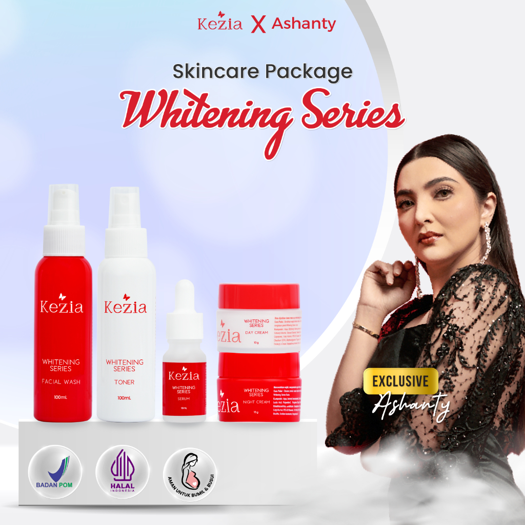 Jual KEZIA By ASHANTY - Paket WHITENING SERIES - Paket Glowing Lengkap | Shopee Indonesia