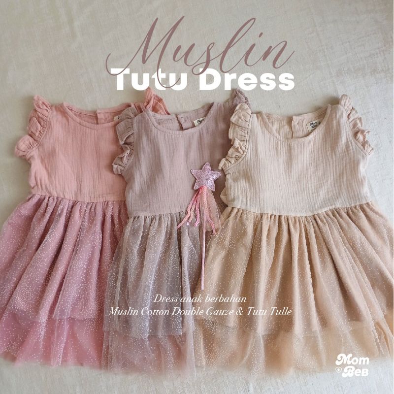 Jual MOMBEB Muslin Tutu Dress | Shopee Indonesia