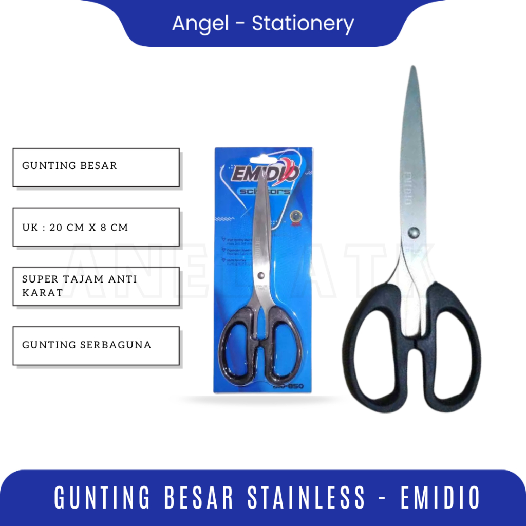 Jual Emidio Gunting Besar / Gunting Kertas / Gunting Stainless ...