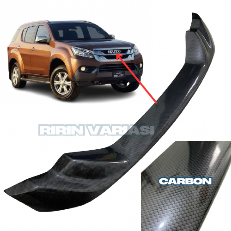 Jual Lis List Grill Gril Grille Radiator ATAS Isuzu Mux 2016 CARBON ...