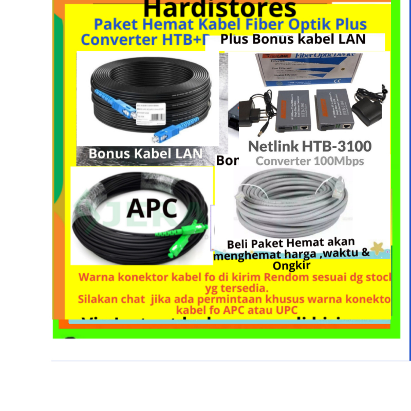 Jual Kabel Fiber Optik Dropcore Kabel FO Precon 50m 60m 75m 80m Plus ...