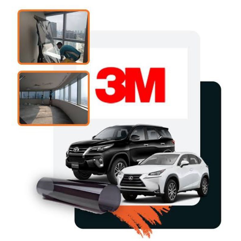 Jual MEWAH !! Sticker kaca film 3M Auto film Mobil Berlogo tolak panas ...