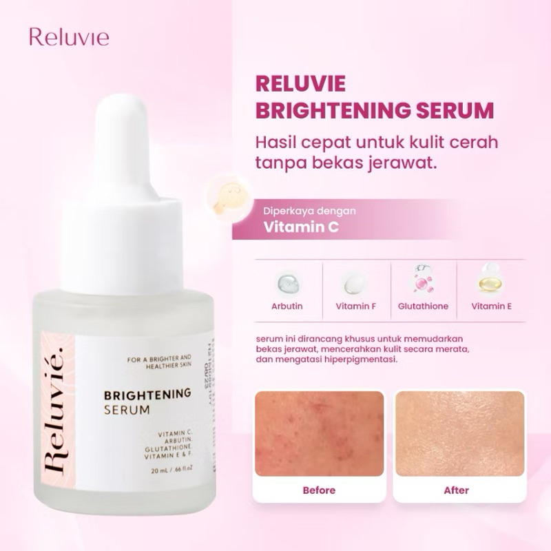 Jual Reluvie Brightening Serum - Serum Pencerah Kulit, Serum Mengurangi ...