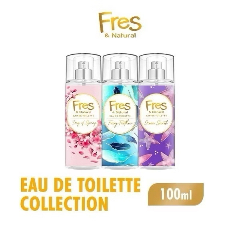 Jual FRES & NATURAL Eau De Toilette 100mL Fairy Feathers ocean secrets ...