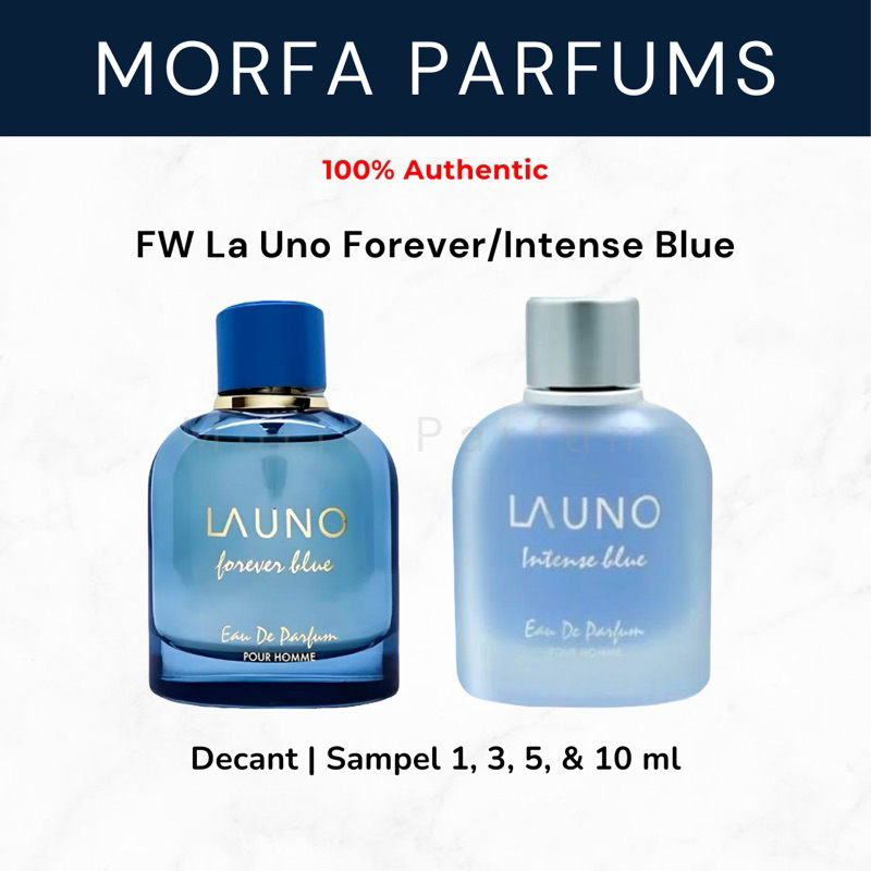Jual Decant | Sampel - Fragrance World La Uno Forever Blue | La Uno ...