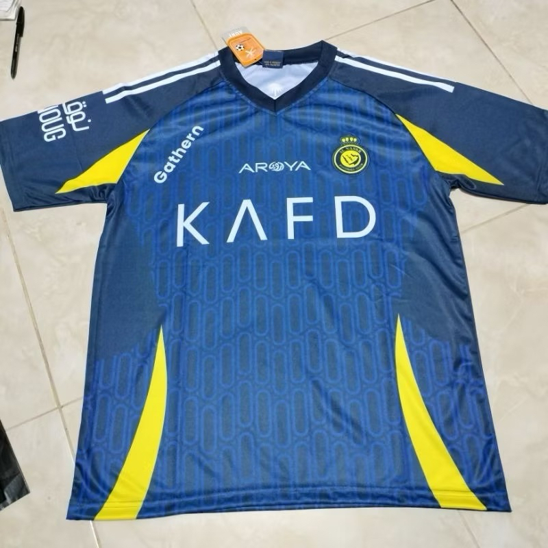 Jual Jersey bola klub eropa al nassr away warna navy printing terbaru ...