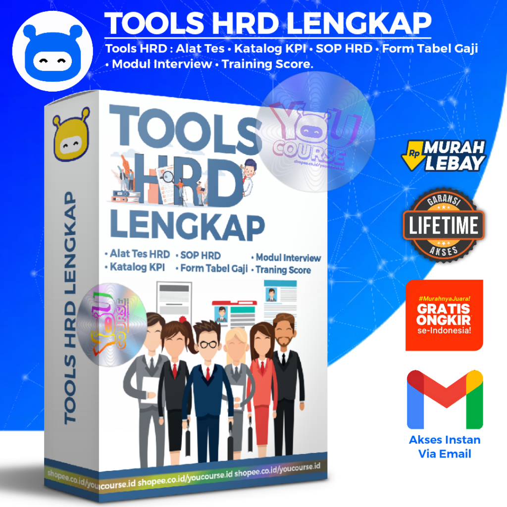 Jual TOOLS HRD LENGKAP - Alat Tes HRD + Katalog KPI + SOP HRD + Form ...