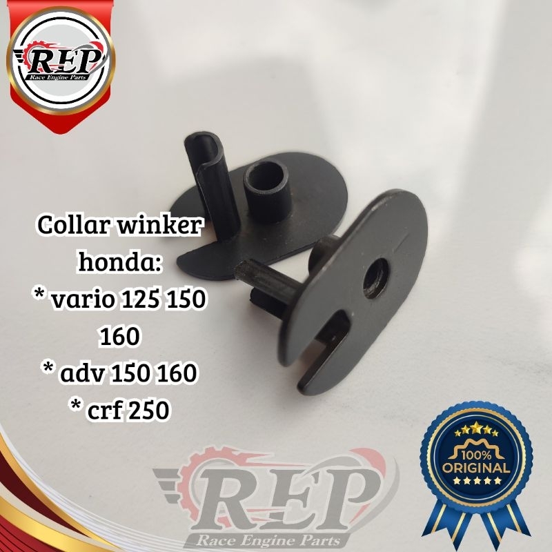 Jual (4pcs) collar winker plat besi dudukan sein sen honda vario 125 ...