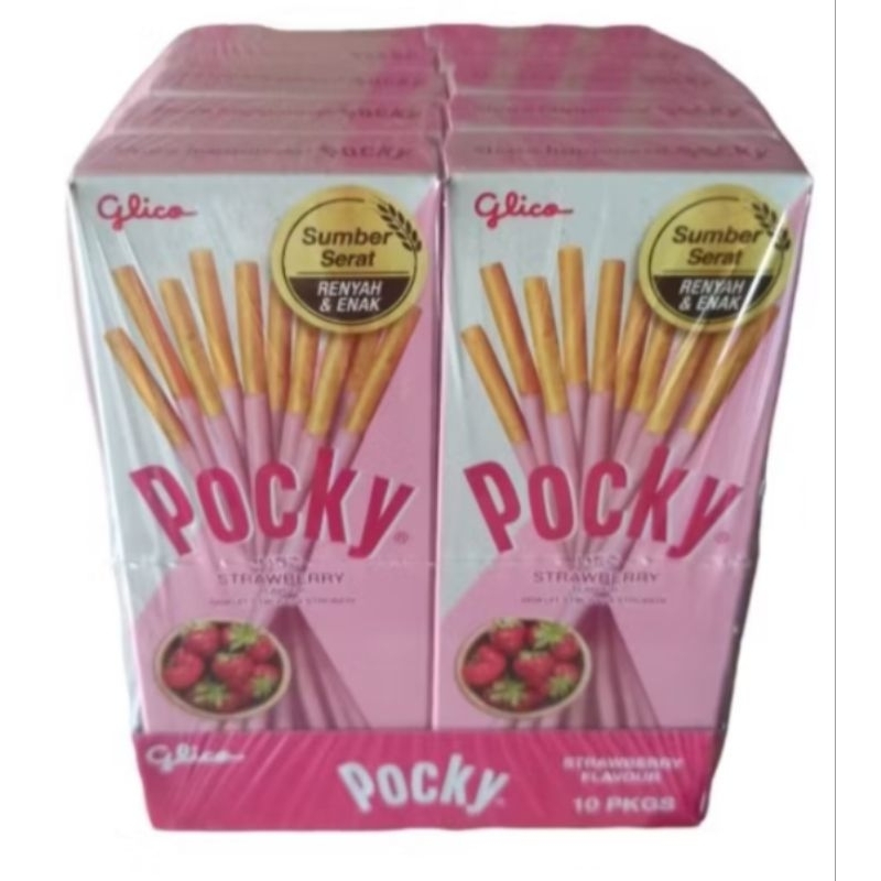 Jual POCKY MINI STRAWBERRY 21 GR (PER PCS) | Shopee Indonesia