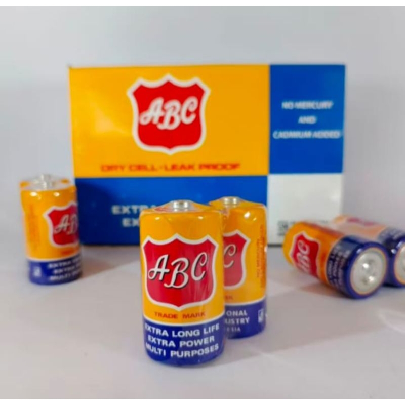 Jual Batu Kuning/Batu ABC Kuning/Batu ABC R20 Kuning isi 24pcs | Shopee ...