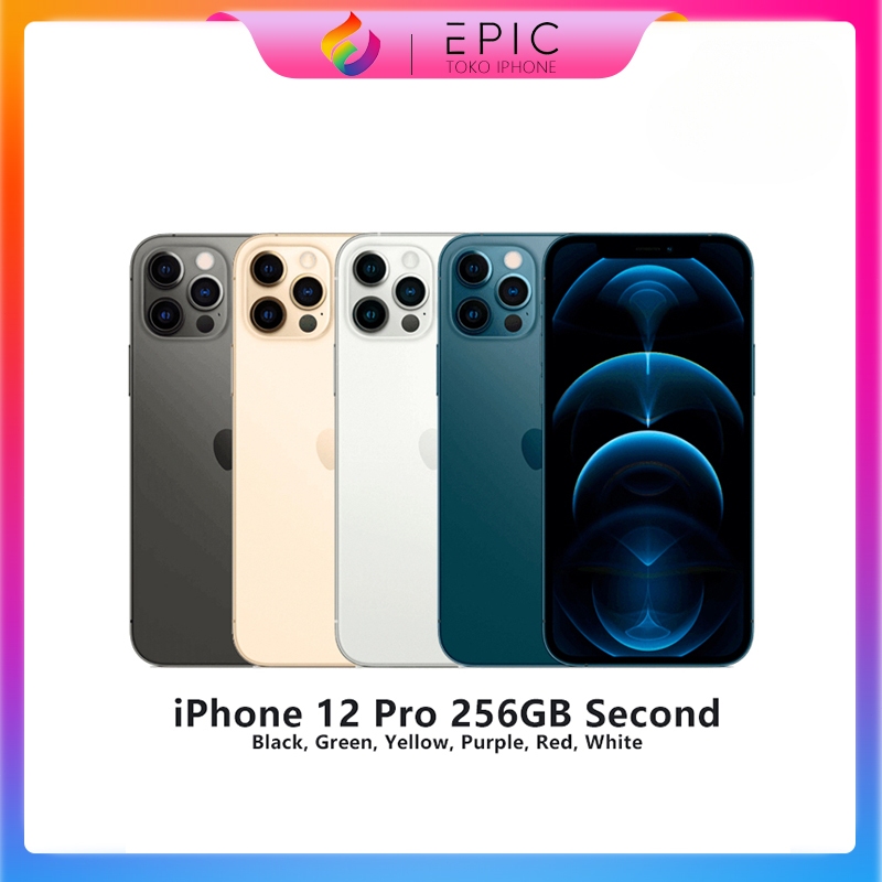 Jual Apple iPhone 12 Pro 256GB Second Original Fulset Mulus/IPHONE 12 ...