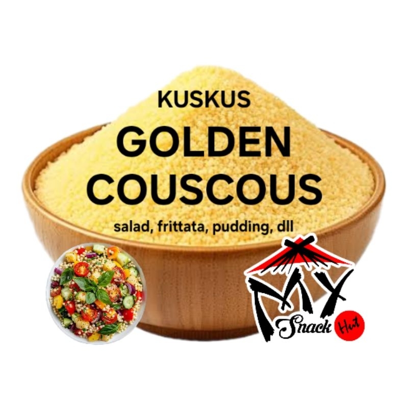 Jual GOLDEN COUSCOUS 100GR BIJI BERAS GANDUM ROLLED SEMOLINA SUP BUBUR ...
