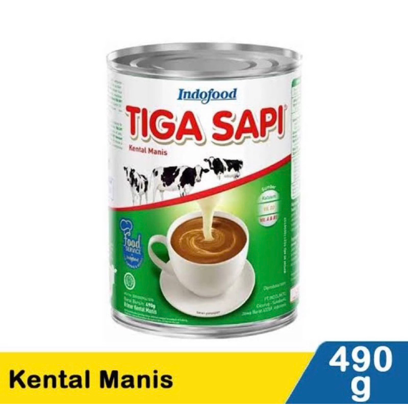 Jual Obral ‼️Kental Manis Tiga Sapi 490g by Indofood / Kental Manis Indofood / Tiga Sapi ...