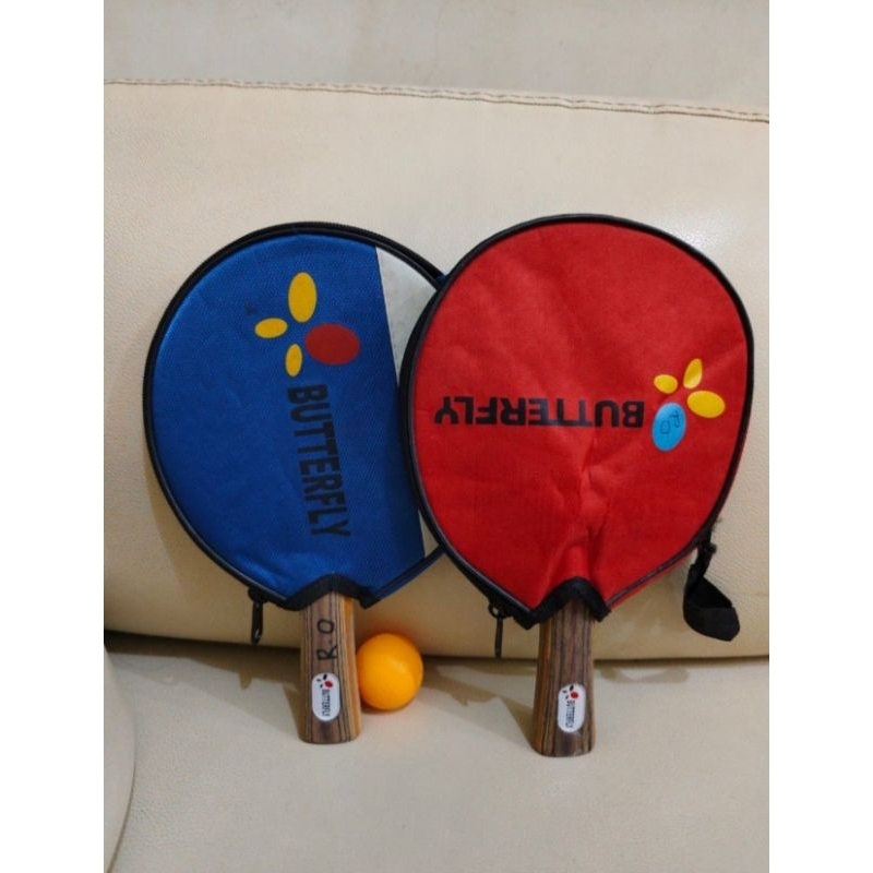 Jual Raket Ping Pong Butterfly | dapet 2 raket plus bola 1 | Shopee ...