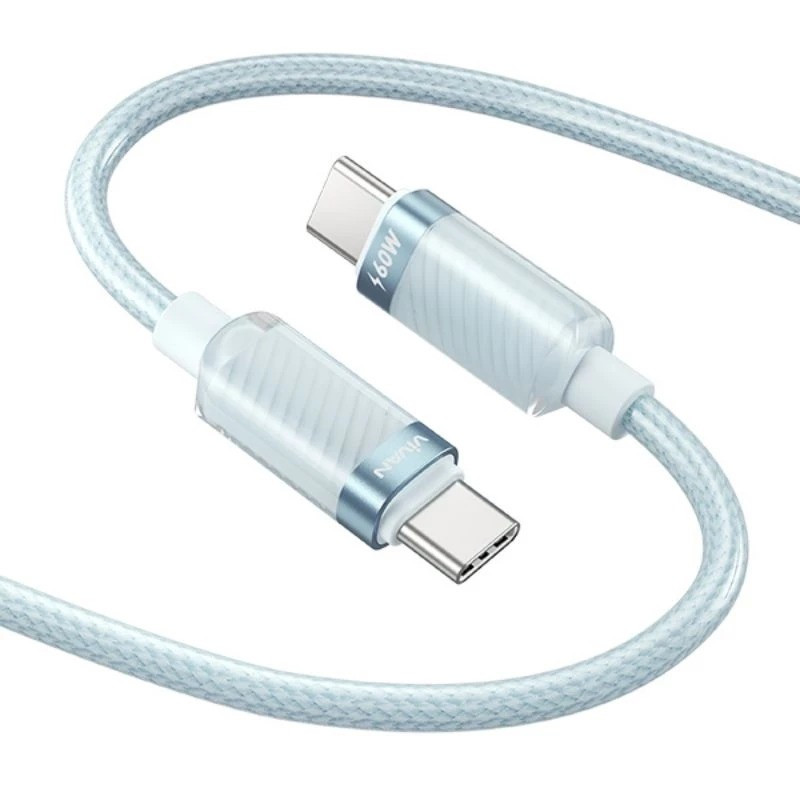 Jual Kabel Data Type C to C Vivan VTRCC100 Kabel Data Quick Charging ...