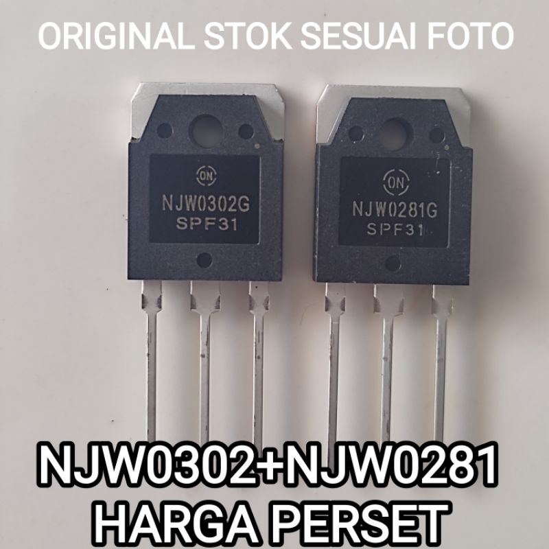 Jual TRANSISTOR TR NJW0302G NJW0201G NJW0302 NJW0201 SET SEPASANG NJW 0302 NJW 0201 ORIGINAL ...