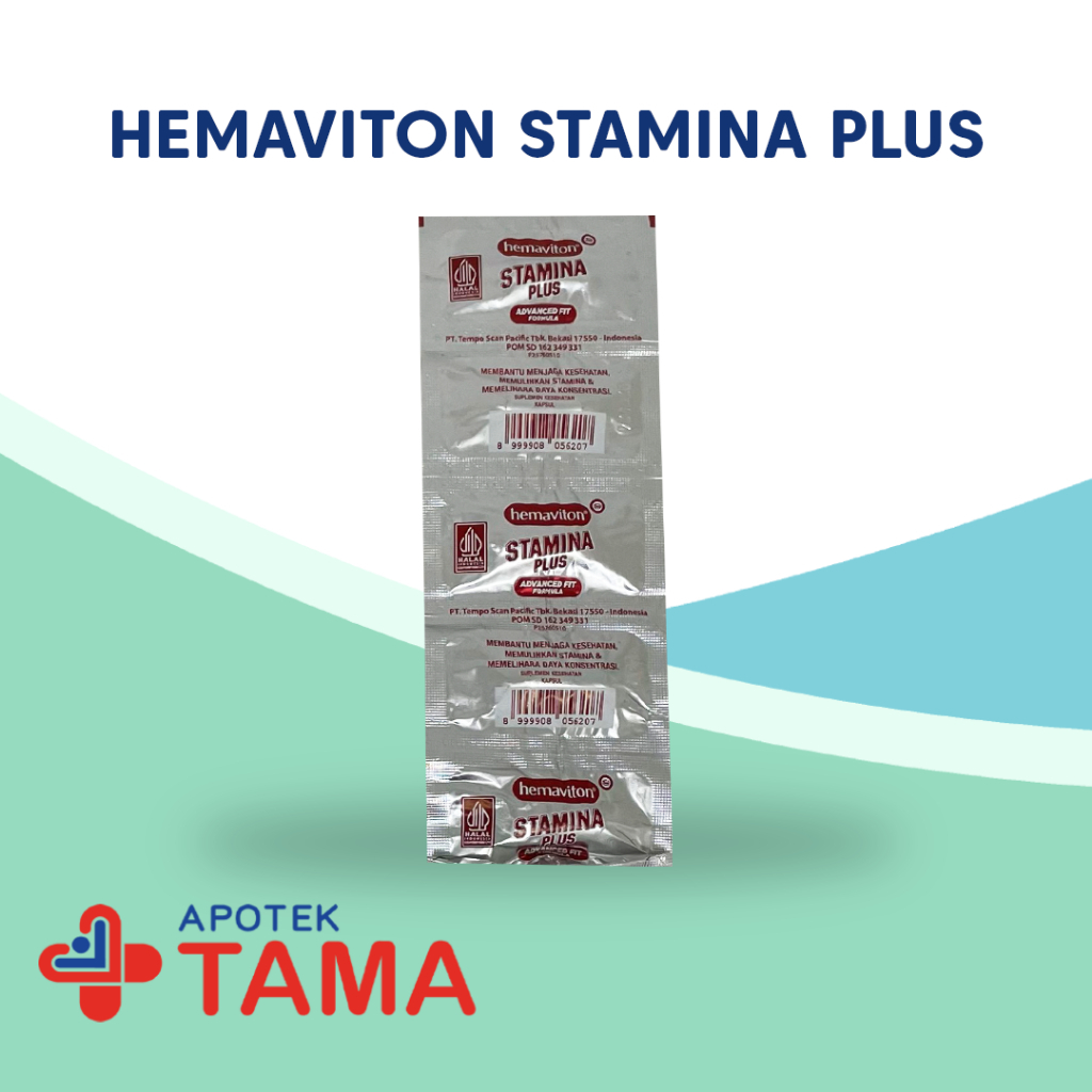 Jual Hemaviton Stamina Plus Strip Isi 5 Kapsul | Shopee Indonesia