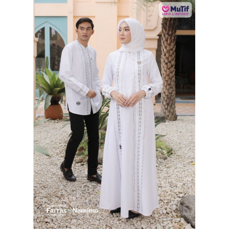 Jual Couple Farras Namima winter White | Shopee Indonesia
