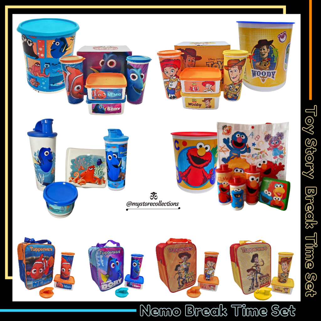 Jual Disney Toy Story • Elmo • Nemo n Dory Break Time Set ☆ Indo ...