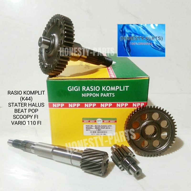 Jual Gigi Rasio komplit,As Pully,BEAT POP,SCOOPY FI,VARIO 110 FI HALUS ...