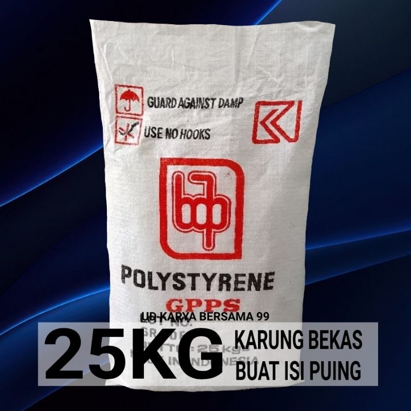 Jual karung bekas ukuran 25KG buat isi puing tanah got dll | Shopee ...