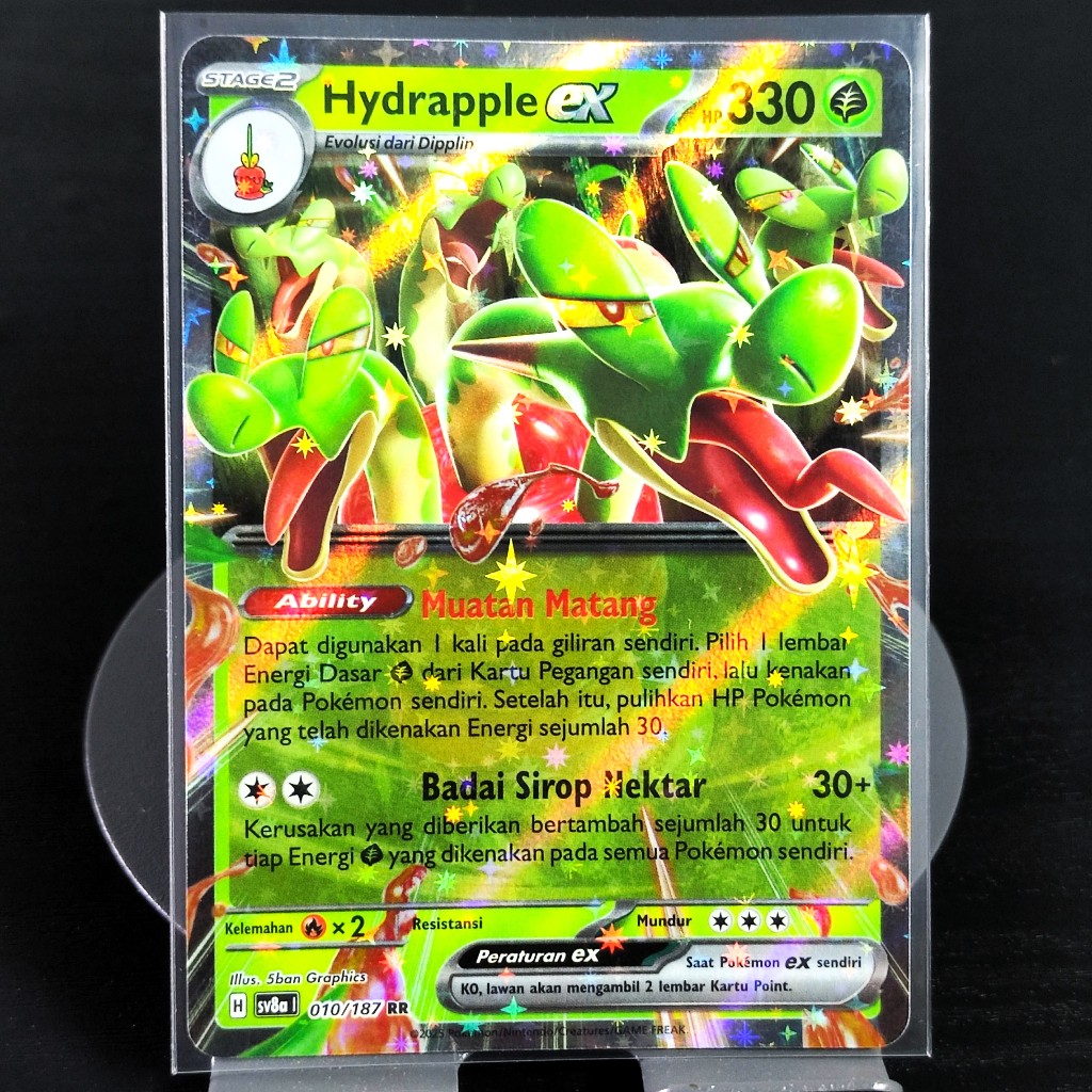 Jual Hydrapple EX RR Pokemon Daun No #1019 Gen9 KARTU TCG INDONESIA ...