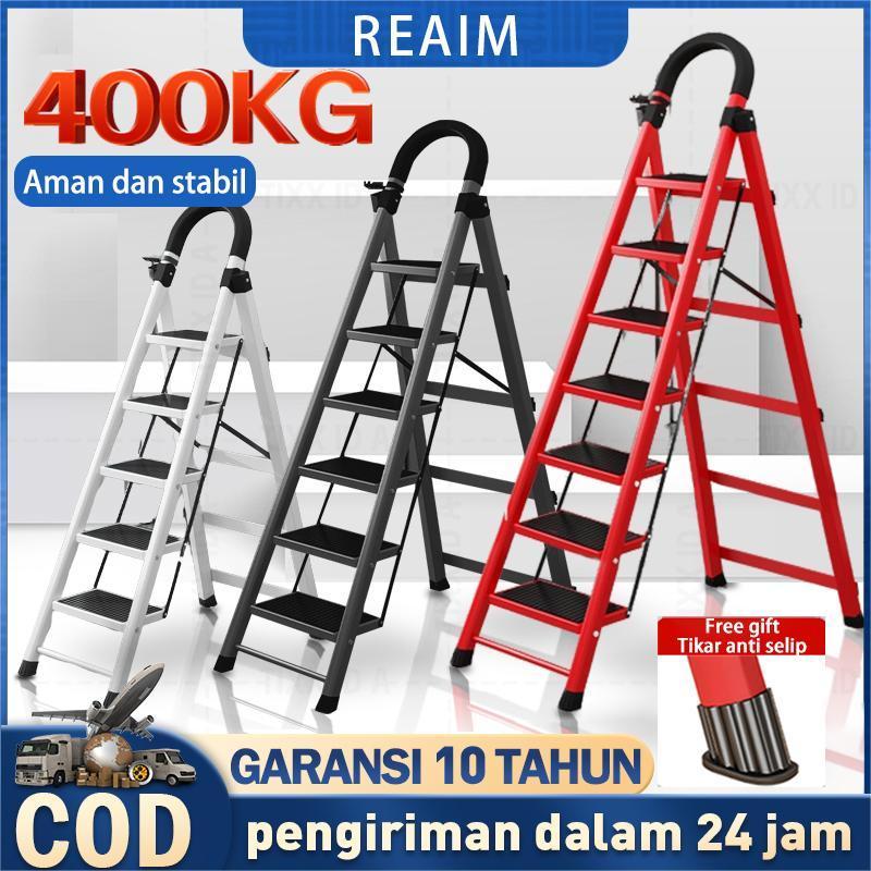 Jual COD Tangga Lipat Aluminium 6 meter tangga lipat plafon murah Tangga Lipat 6/7/8 Step ...
