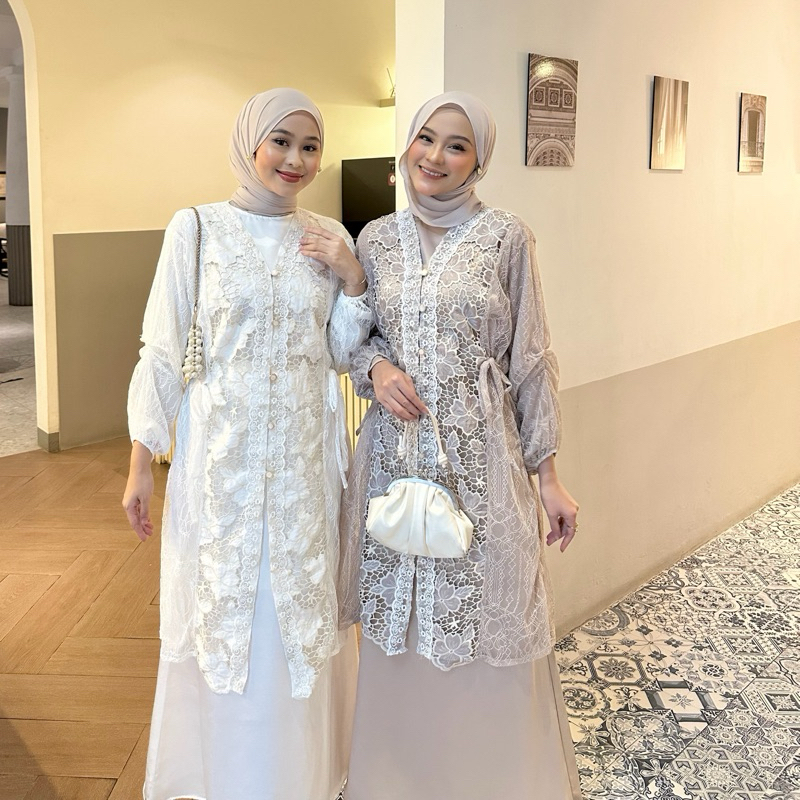 Jual LEFIYA OUTER | TUNIC BRUKAT | BRUKAT OUTER | OUTER KONDANGAN ...