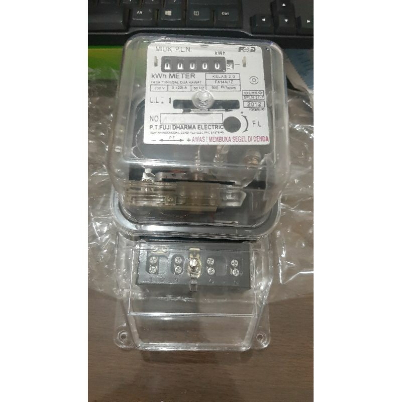 Jual KWH METER FUJI Dharma Electric 1 Fasa 5(20)A ORIGINAL New | Shopee ...