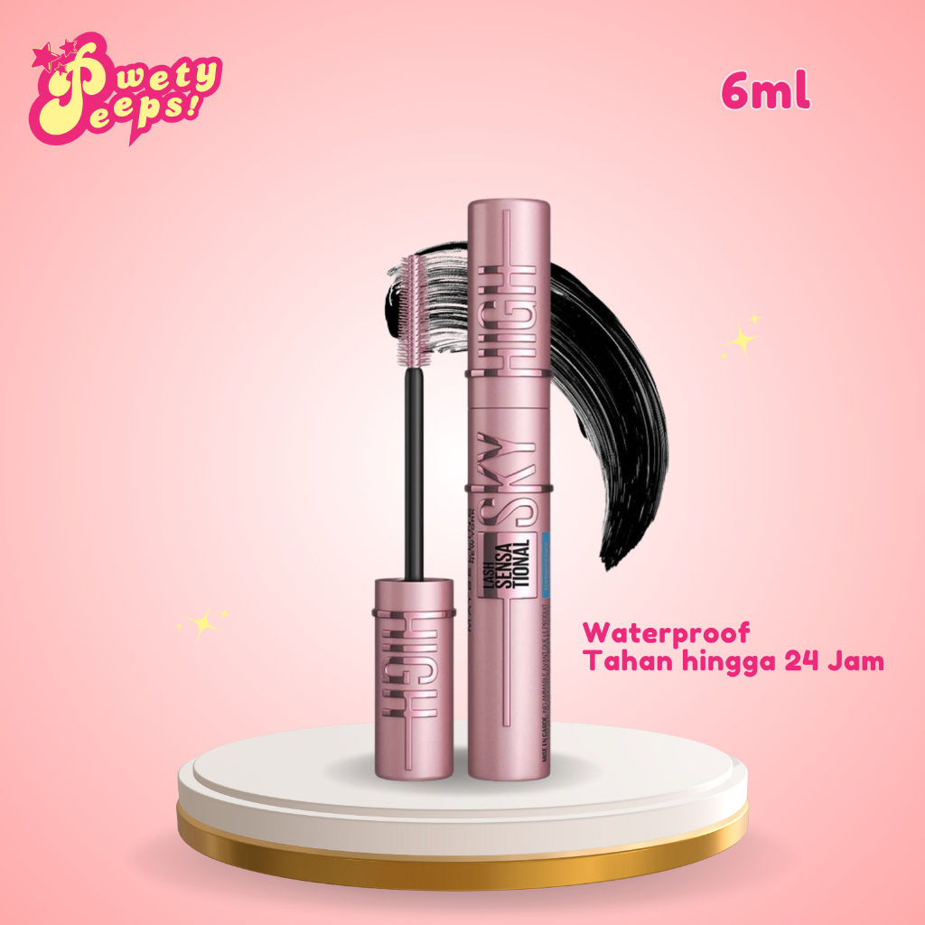 Jual MAYBELLINE Sky High Waterproof Mascara 6ml - Maskara Eye Make up ...