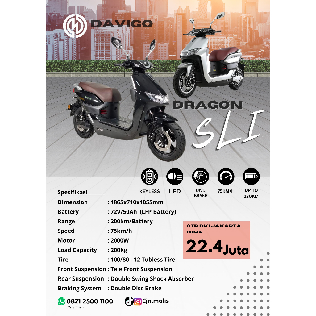 Jual Davigo Dragon SLI OTR JABODETABEK | Shopee Indonesia