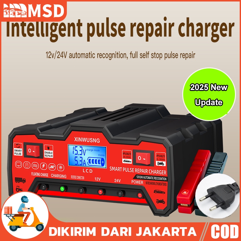 Jual Charger Aki Otomatis Smart Intelligent Auto Repair Mobil Pengisi ...