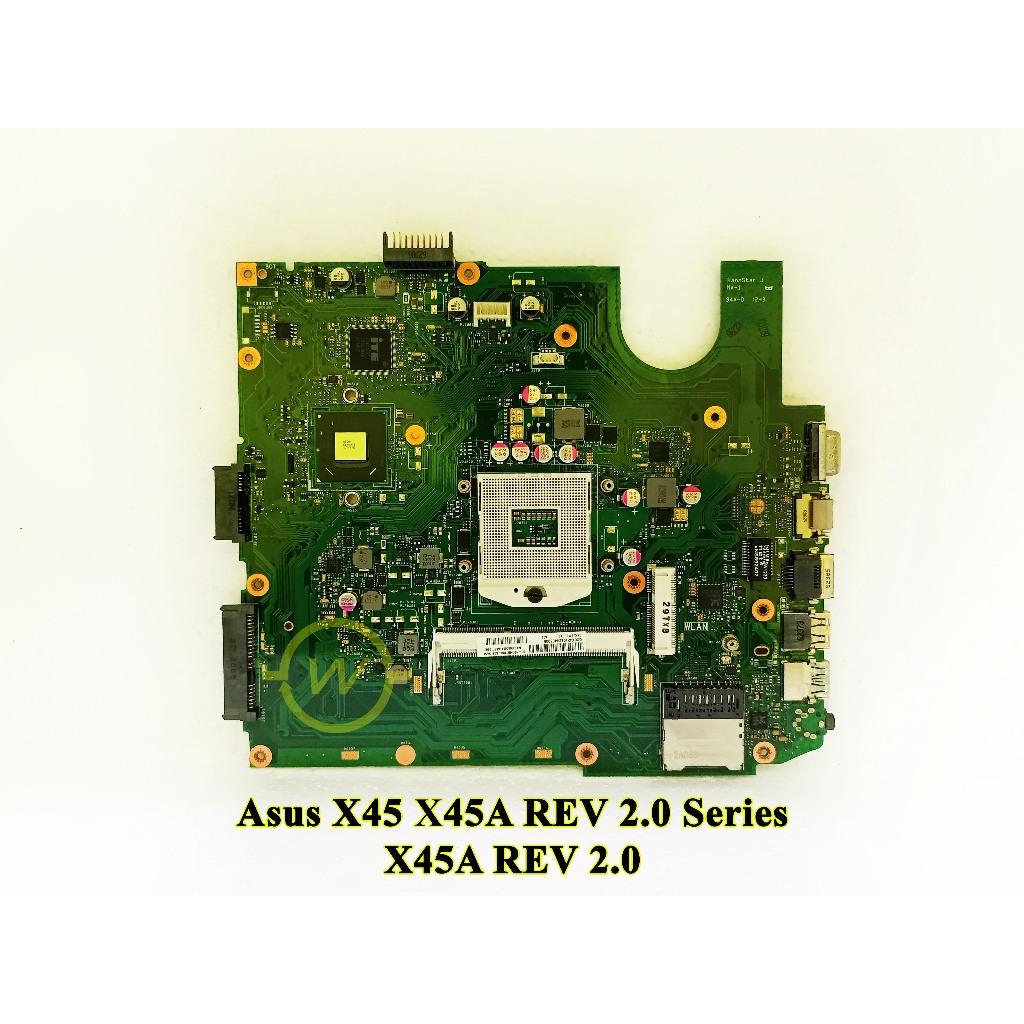 Jual Mainboard Motherboard Mobo Laptop Asus X45 X45A REV 2.0 Series ...