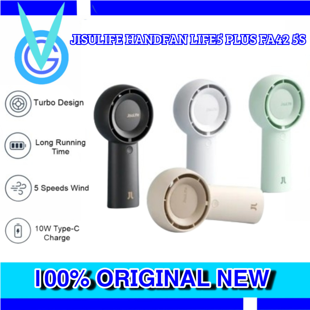 Jual Jisulife Hand Fan Life5 Plus FA43 5S 4000mAh / 6000mAh Kipas Angin ...