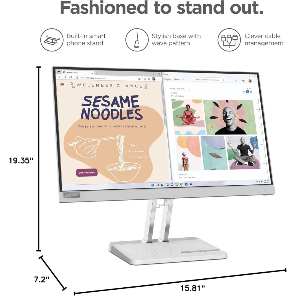 Jual MONITOR LENOVO L22E-40 22 INCH 22" FHD VA 75HZ HDMI VESA FREESYNC ...