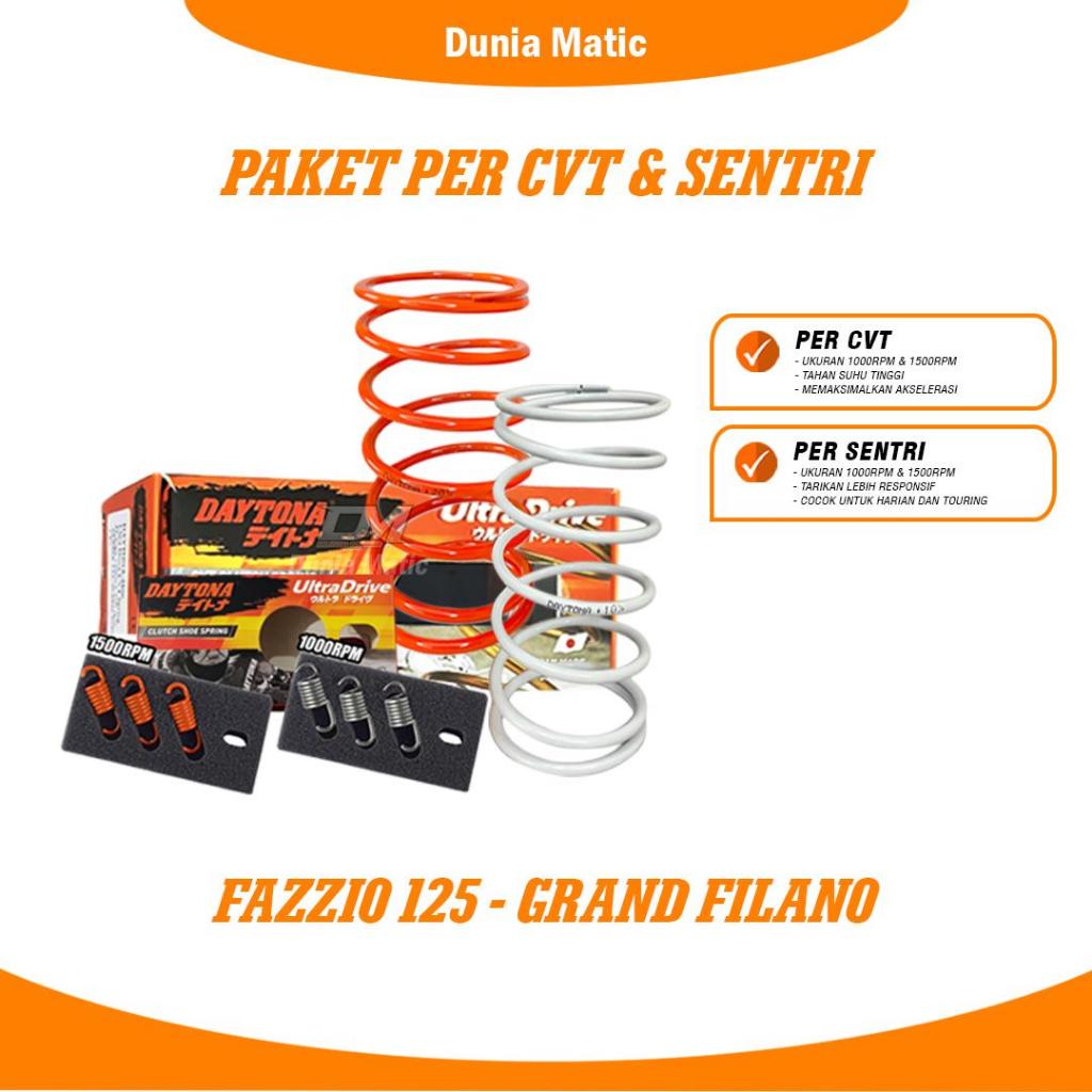 Jual PAKET PER UPGRADE CVT FAZZIO 125 GRAND FILANO 125 DUNIA MATIC ...