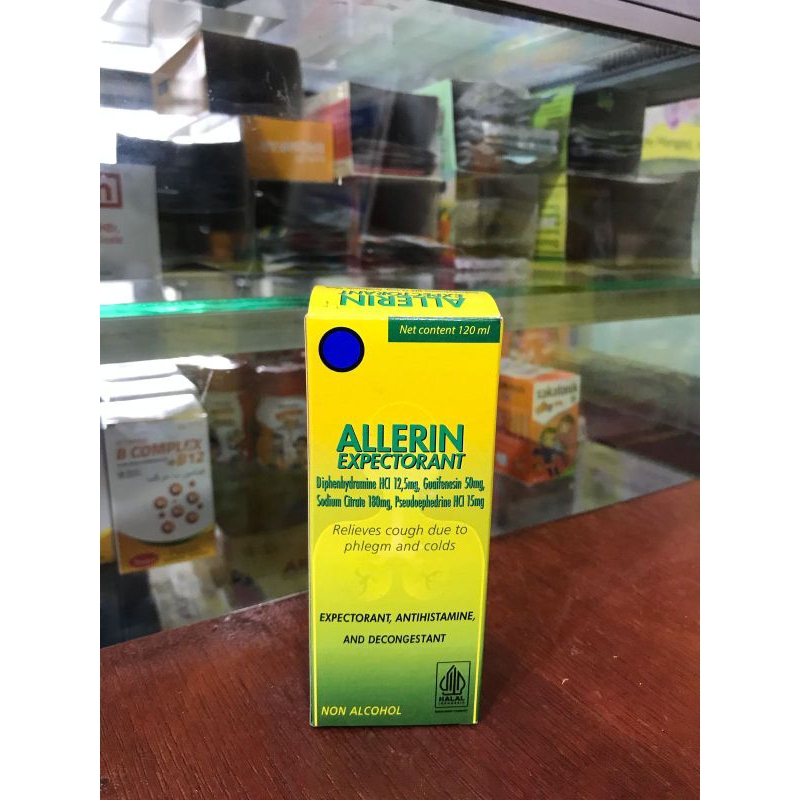 Jual ALLERIN EXPECTORANT 60ML & 120ML | Shopee Indonesia