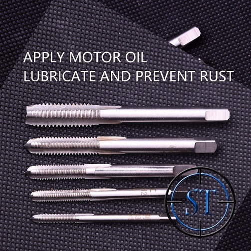 Jual 5 Pcs Mata Bor Pembuat Ulir Sekrup Baut Machine M3-M8 Hand Screw ...