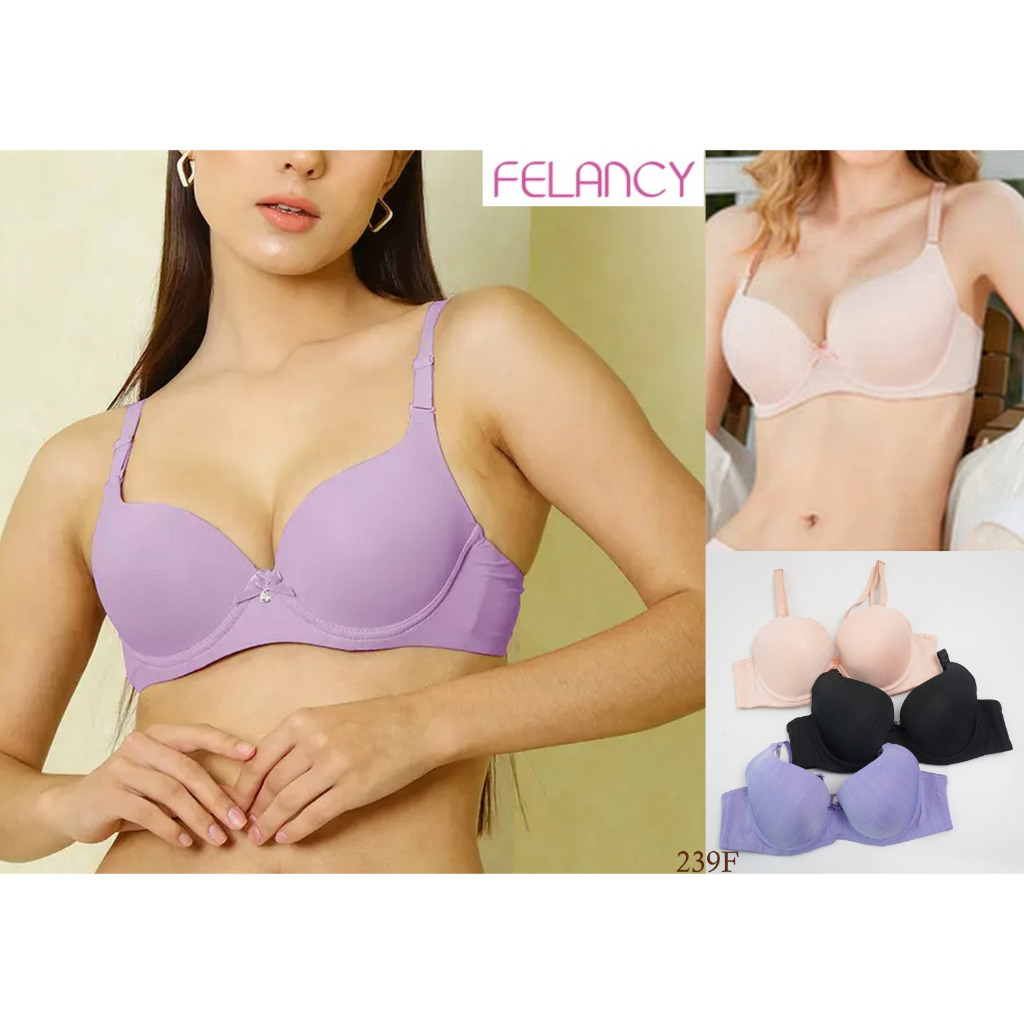 Jual Bra Wanita Kawat FELANCY Busa Tipis Demi Cup 34B 36B 38B Beha Underwire Pakaian Dalam ...