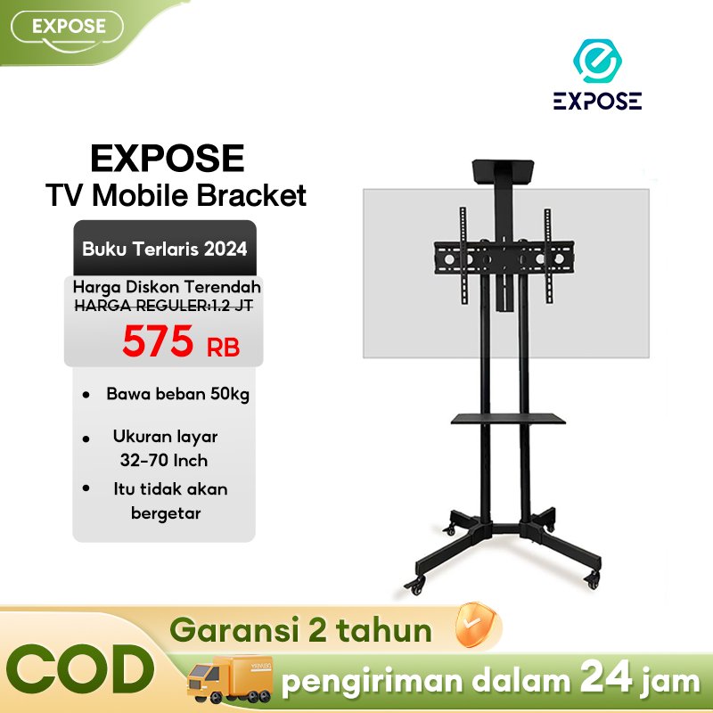 Jual EXPOSE Bracket Standing TV LED 32 43 50 55 65 Inch Ukuran layar 32 ...