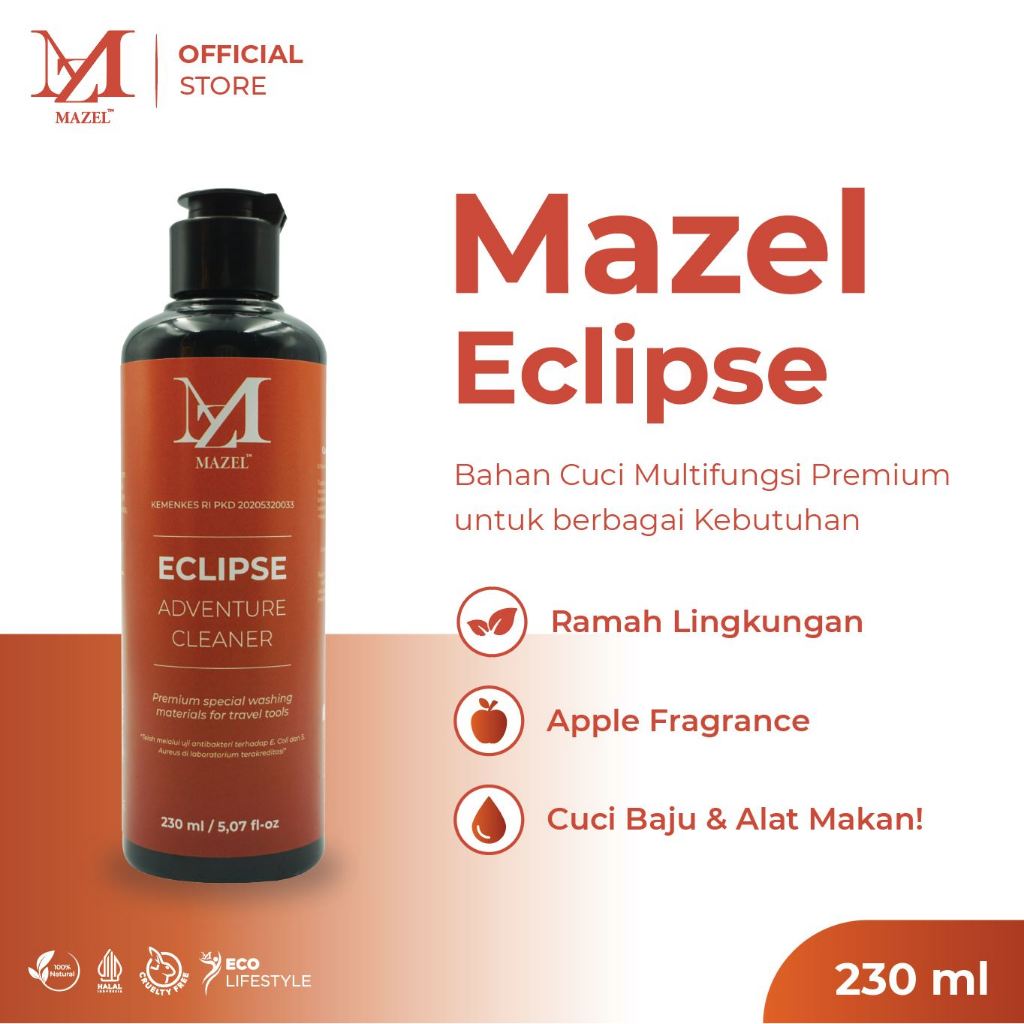 Jual Mazel Eclipse Adventure Cleaner - Sabun Cuci Multifungsi Premium untuk Travelling | Shopee ...