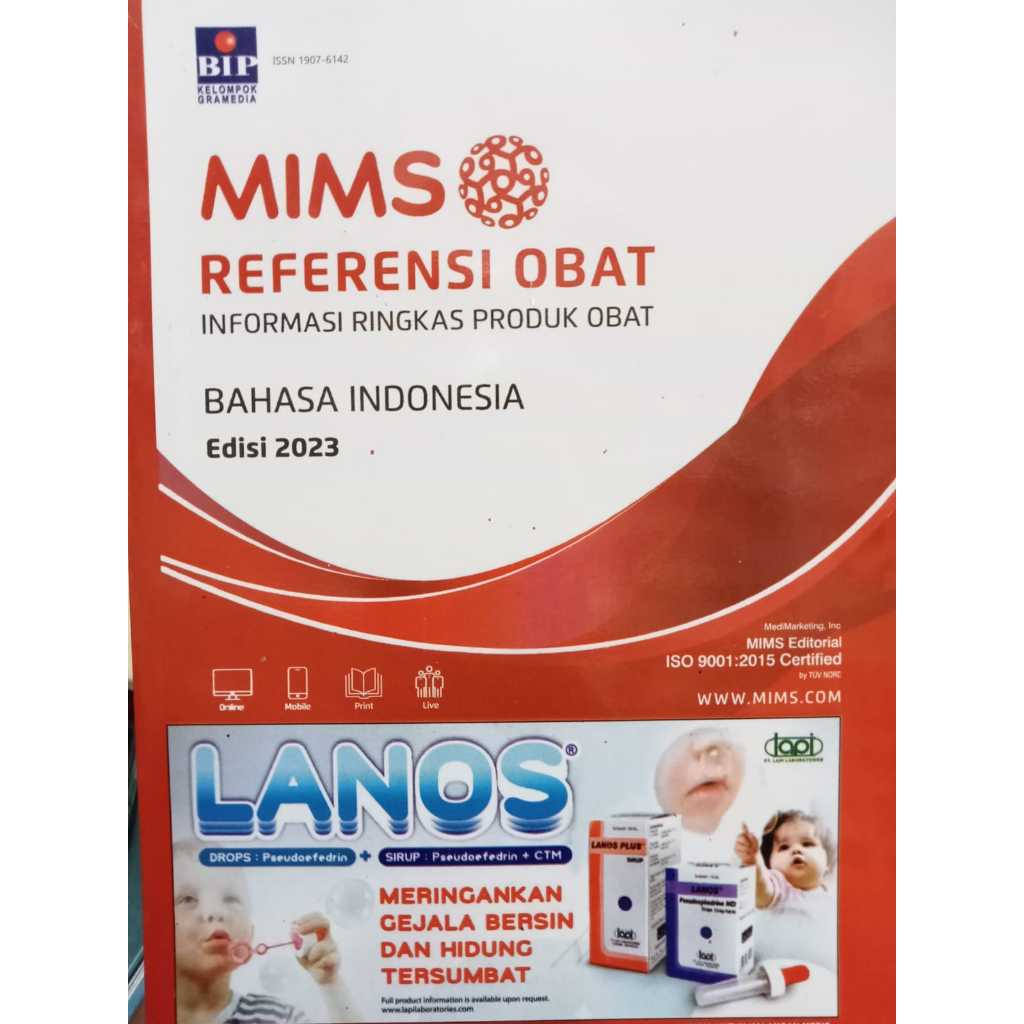 Jual BUKU MIMS REFERENSI OBAT INFORMASI RINGKAS PRODUK OBAT | Shopee ...