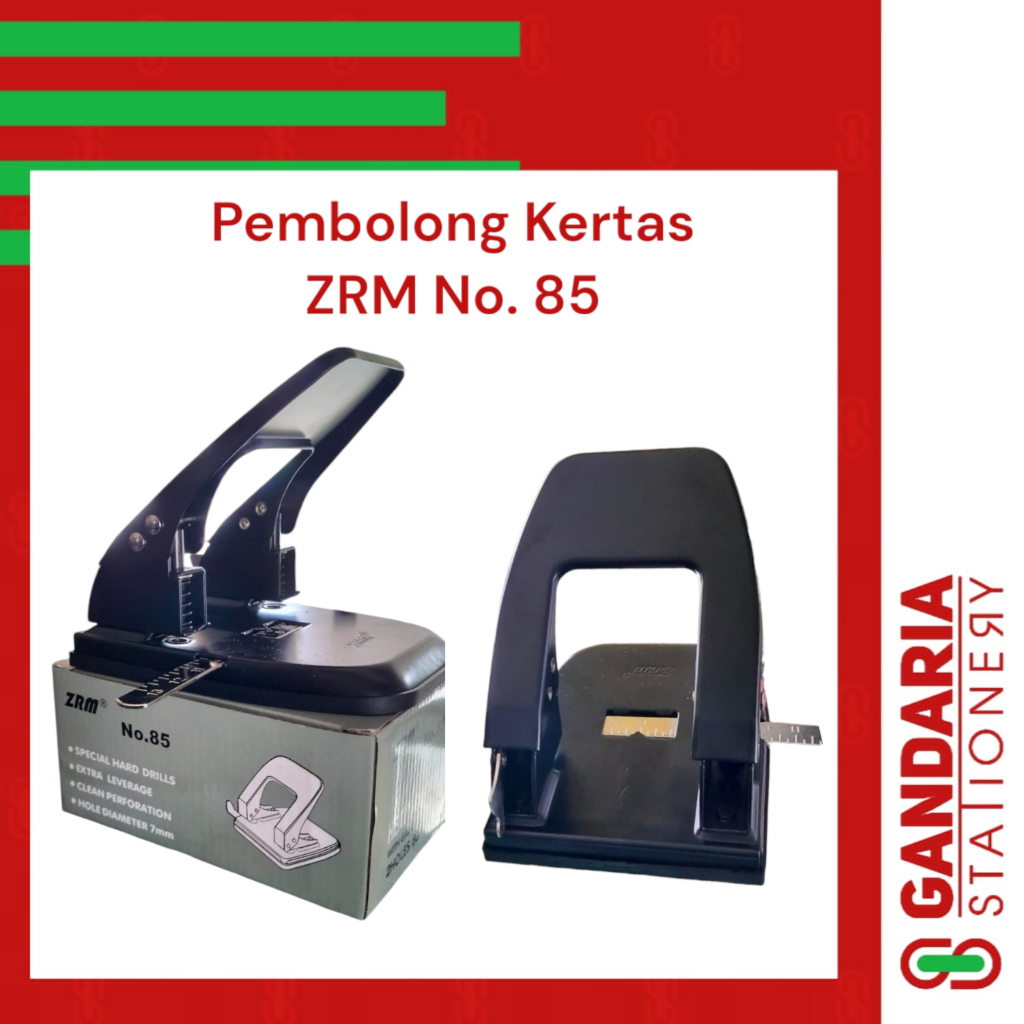 Jual Heavy Duty Punch / Pelobang /Pembolong Kertas ZRM No.85 | Shopee Indonesia