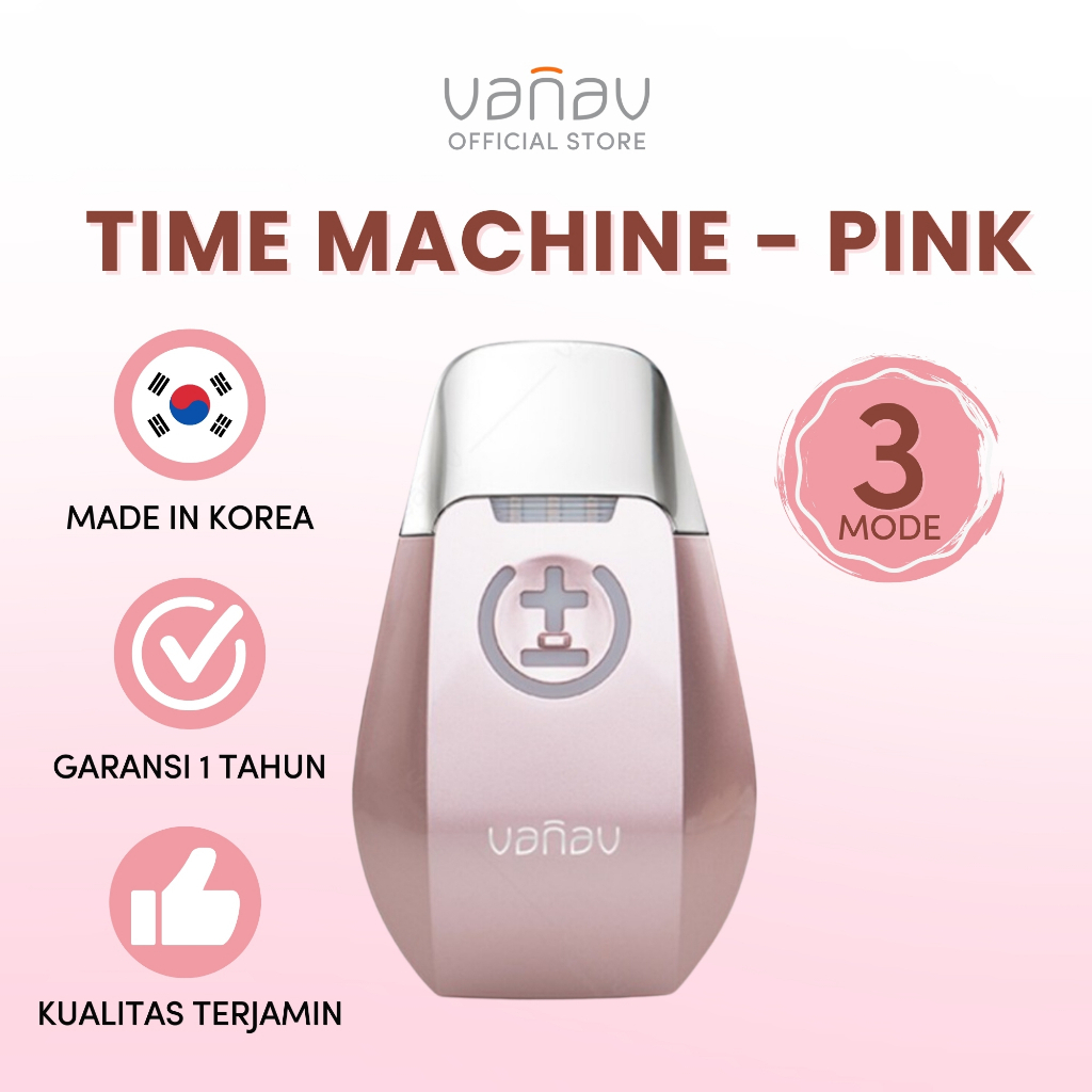 Jual Vanav Time Machine Pink - Alat Kecantikan Gua Sha Facial Lifting ...