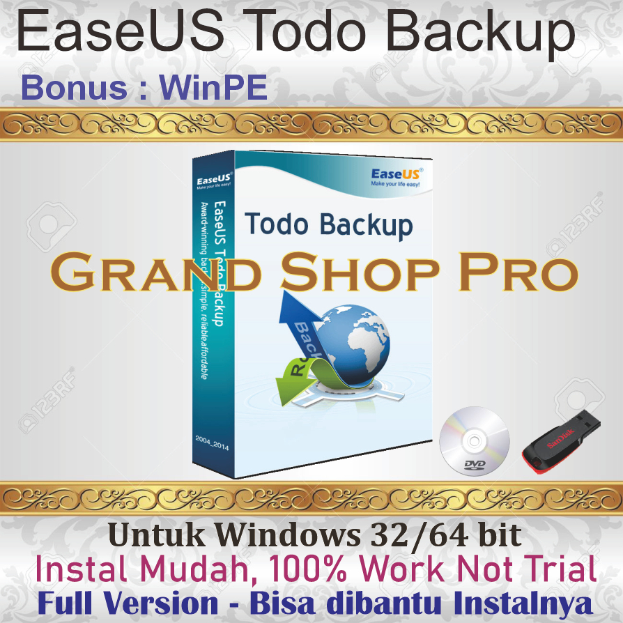Jual EaseUs Todo Backup 16.3 (Full Version, Not Trial) | Shopee Indonesia