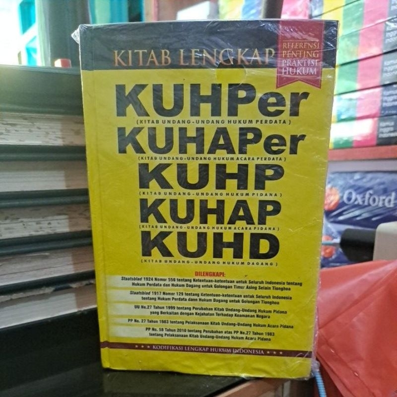 Jual KITAB LENGKAP KUHPer KUHAPer KUHP KUHAP KUHD | Shopee Indonesia