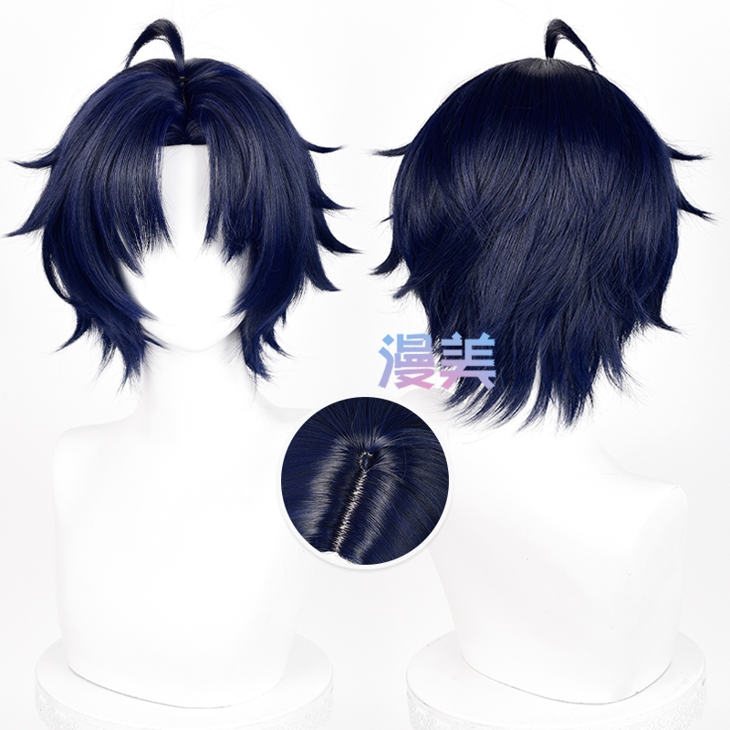 Jual M- 30cm Wig Asaba Harumasa Cosplay Asaba Harumasa Wig Zenless Zone ...