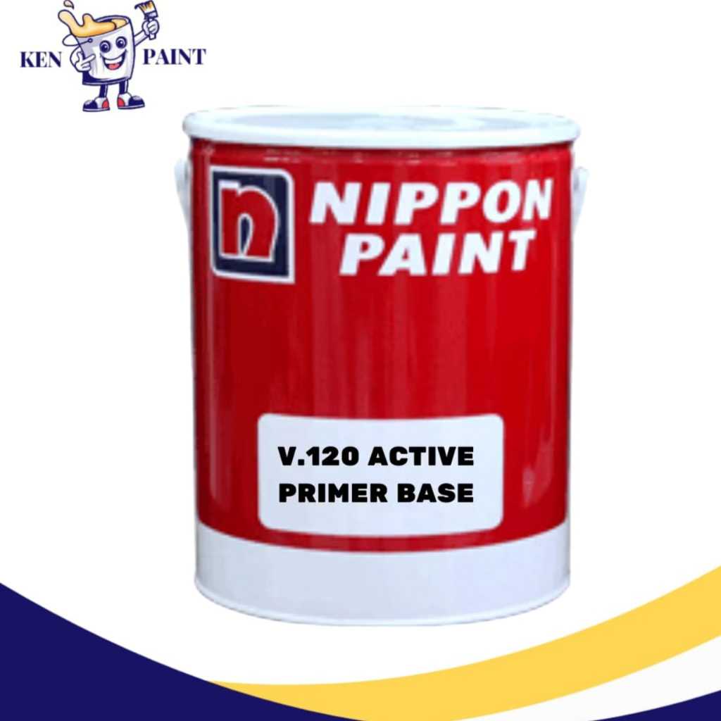 Jual Nippon Vinilex 120 Active Primer Base + Additive 0.8ltr / Cat Dasar Aluminium | Shopee ...