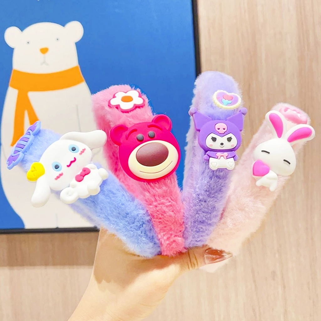 Jual Bando Bulu Silikon Karakter Animasi Kekinian untuk Anak Perempuan ...